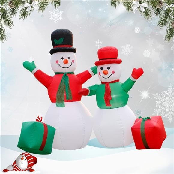 Holiday | 5ft Christmas Inflatable Snowman Christmas Decorations ...